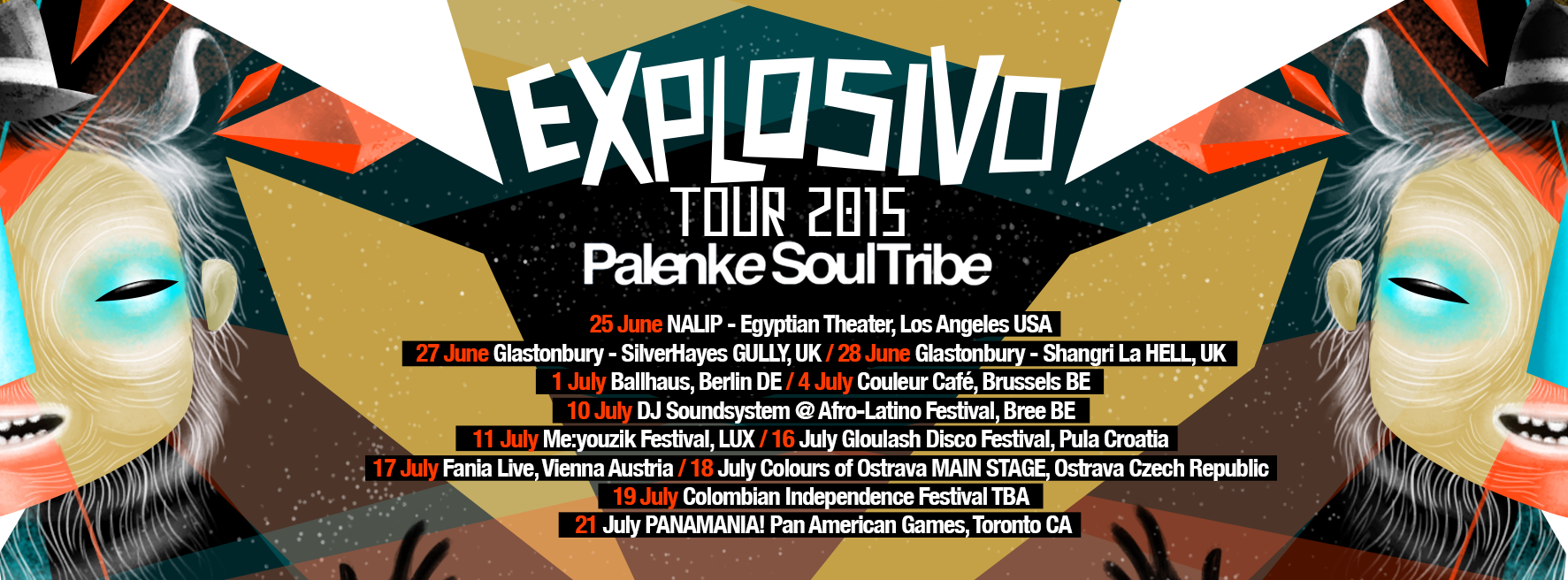 Palenke Soultribe – Explosivo Tour 2015 - Al Borde